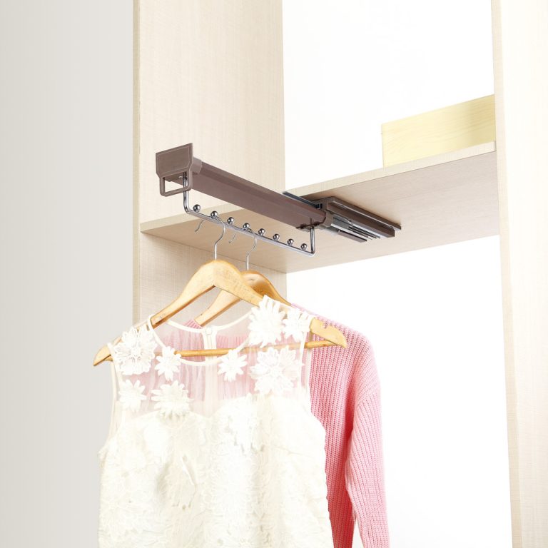 Coat Rack Hanger Hardware Holder Soft-closing