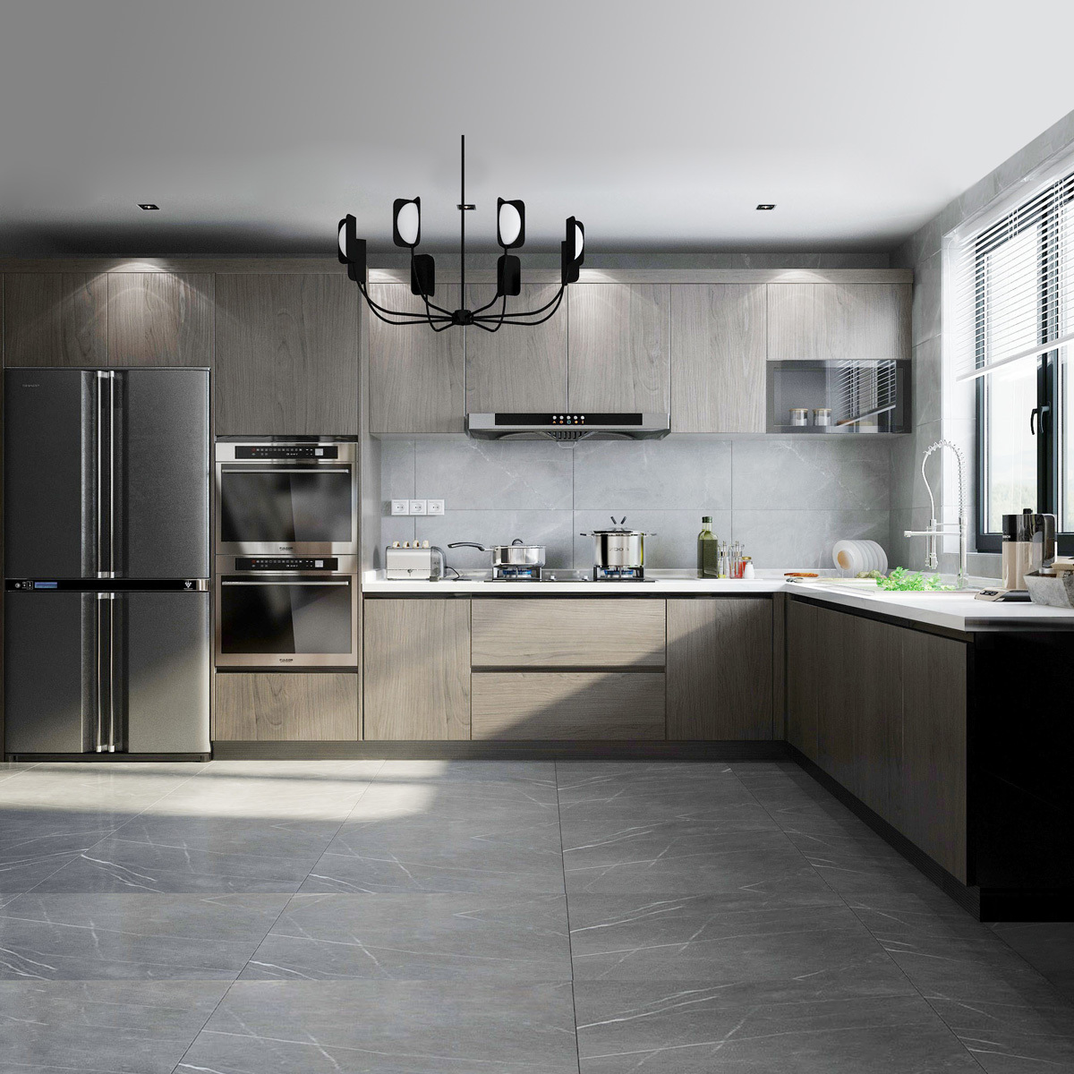 Modern Kitchen Cabinets Design for Small Space